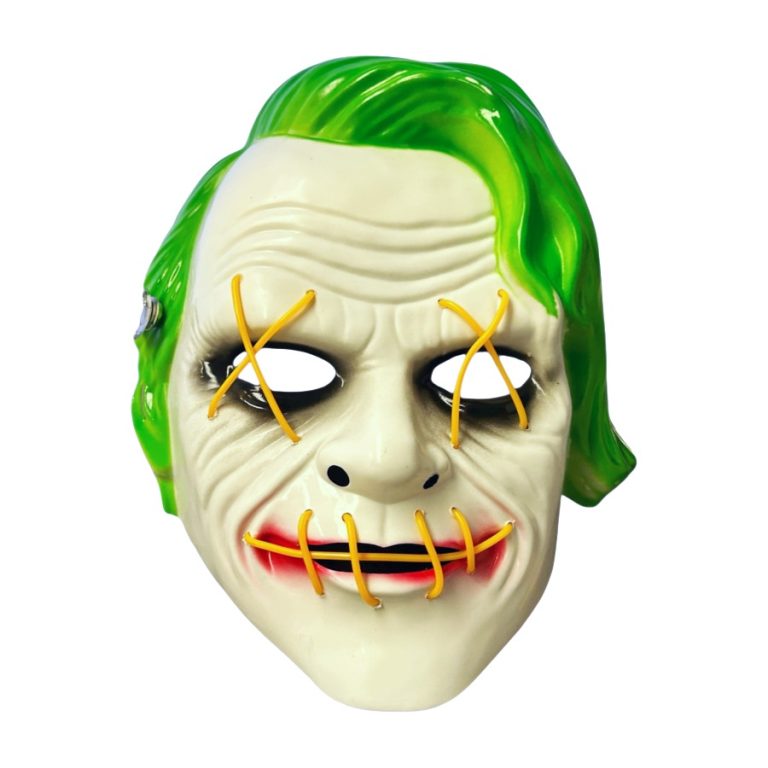 IDGAF Led Gas Mask - Joker - Hoosier Wholesale
