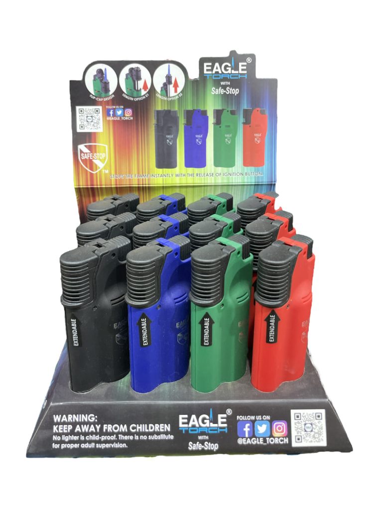 Eagle Torch With Safestop 12ct - Hoosier Wholesale